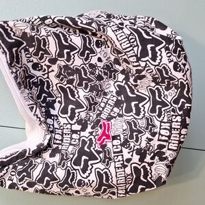 Fox | Bags | Fox Racing Black And White Zip Closure Purse Tote Bag ...